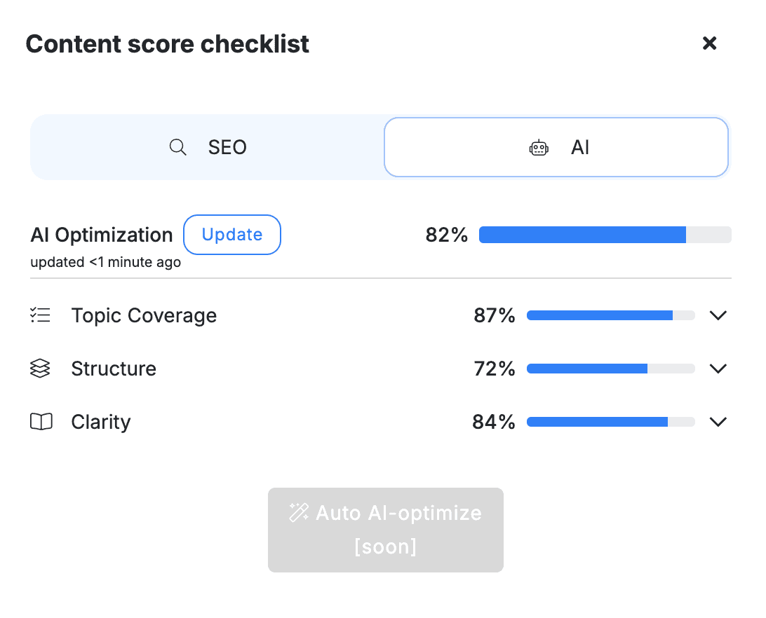 AI Score in NEURONwriter: How to Dominate SEO and GEO in 2026. Guide ...