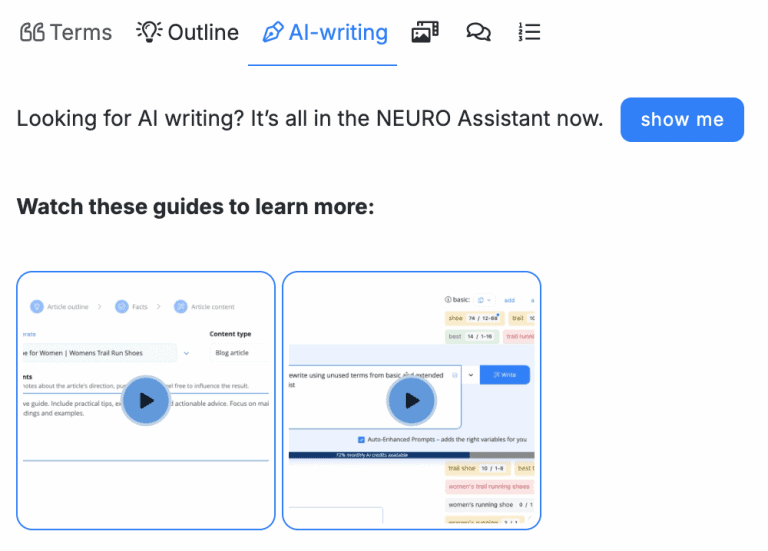 AI Writing Templates in NEURONwriter: How to Speed Up Content Creation ...