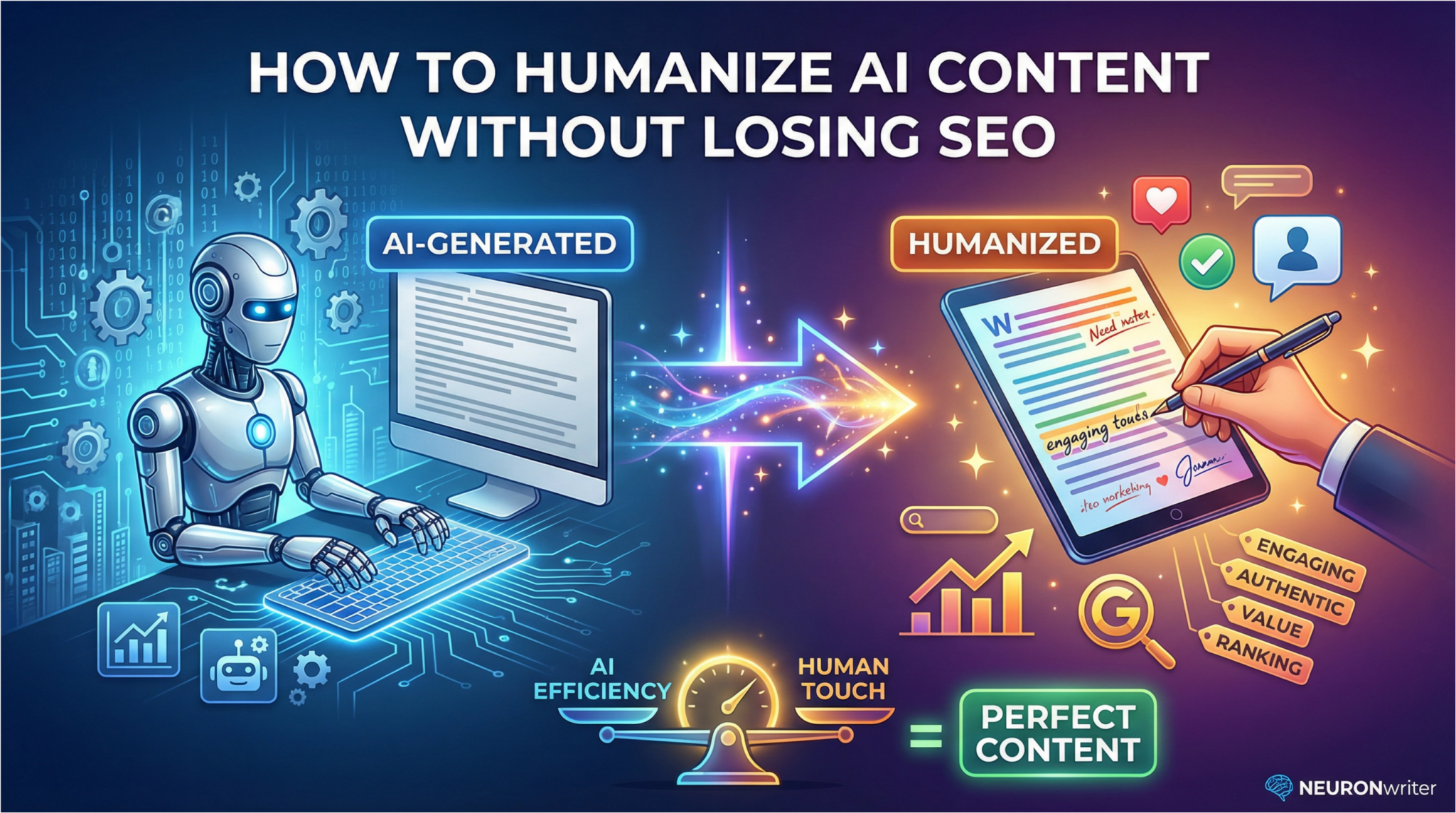 How to Humanize AI Content (Without Losing SEO) - NEURONwriter ...